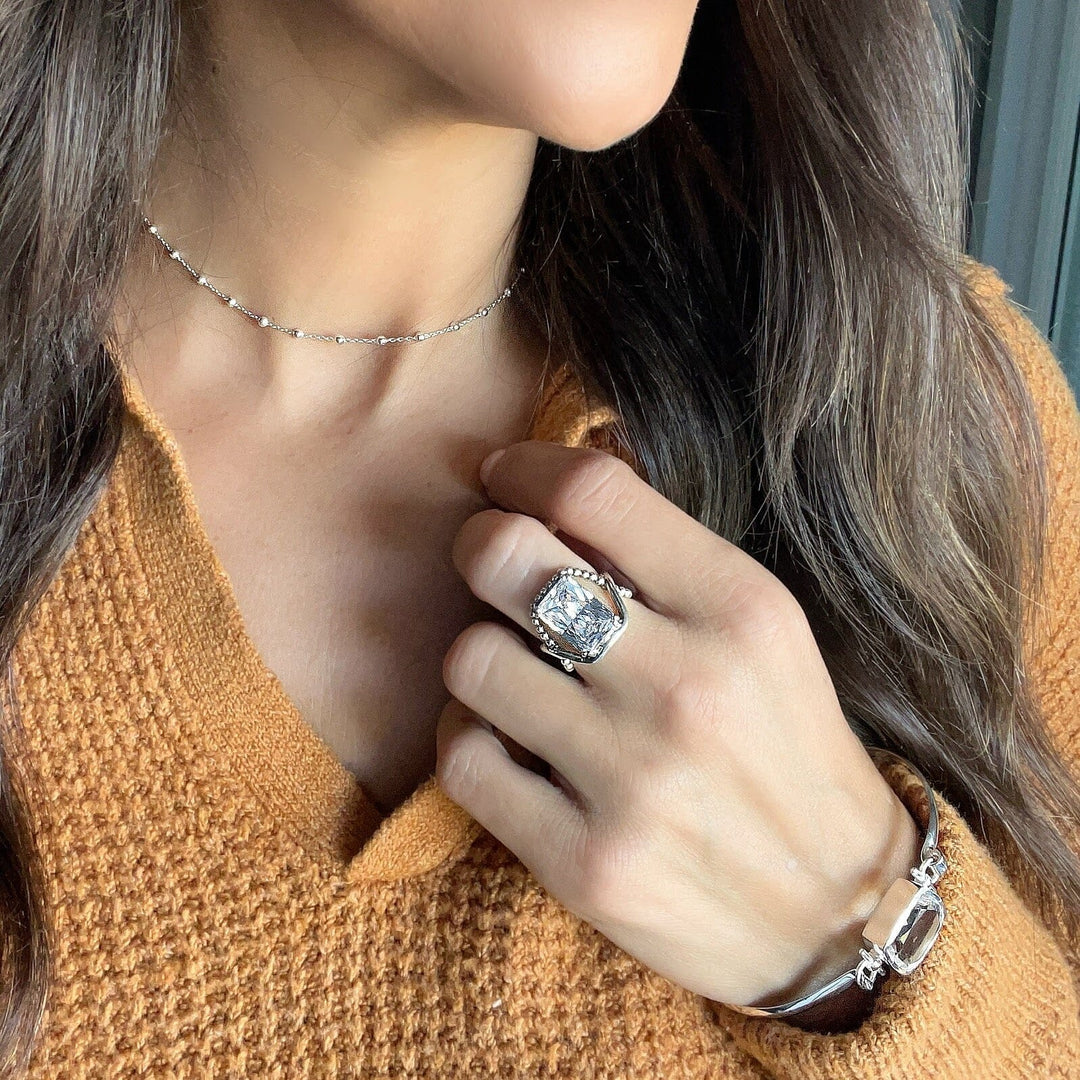 Clear Cut Ring – Inspiranza Designs