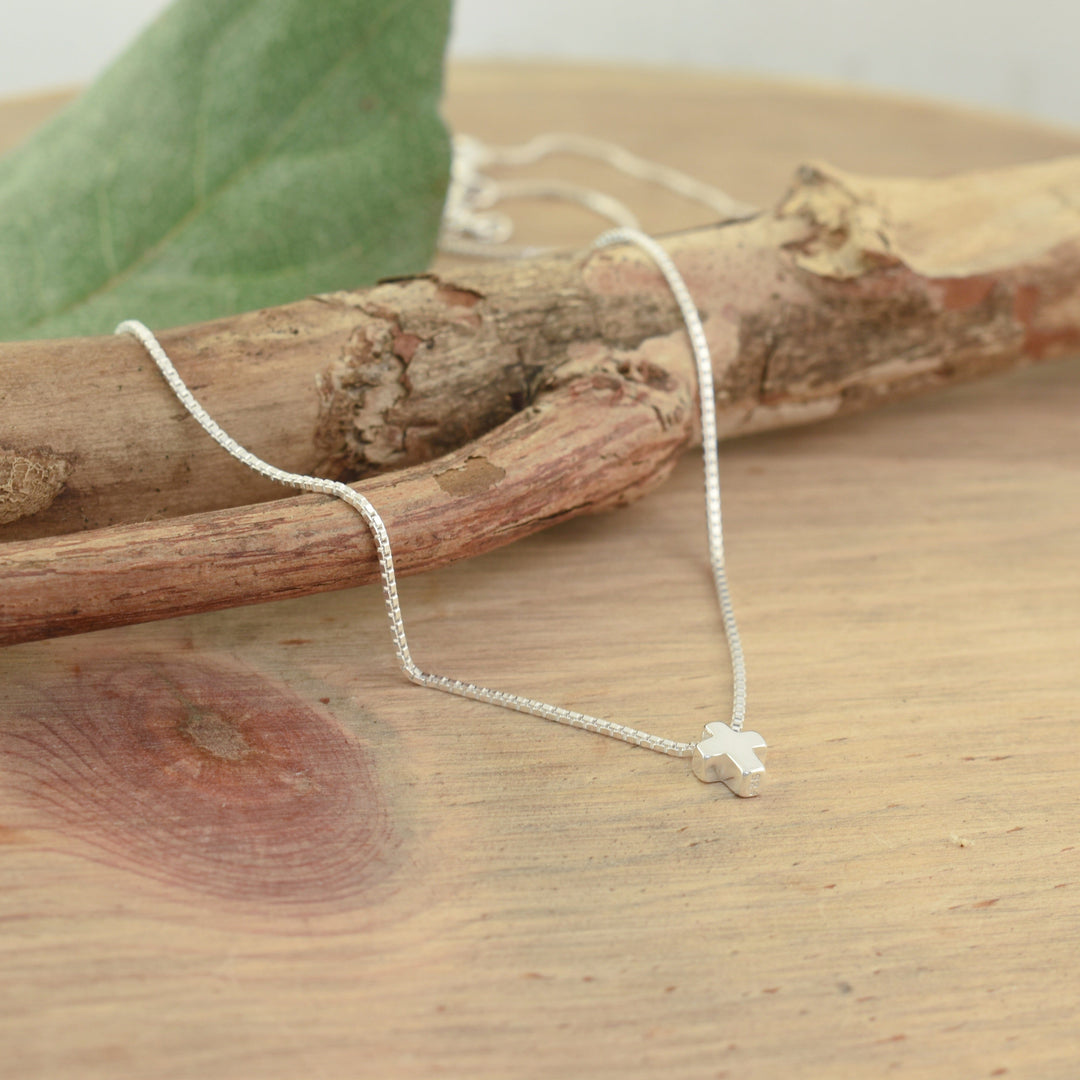 Itty Bitty Cross Necklace – Inspiranza Designs