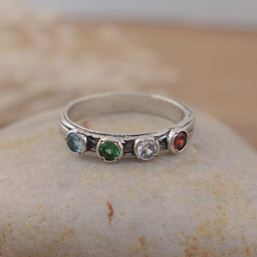 Four Stone Ring - Size 8.5 – Inspiranza Designs