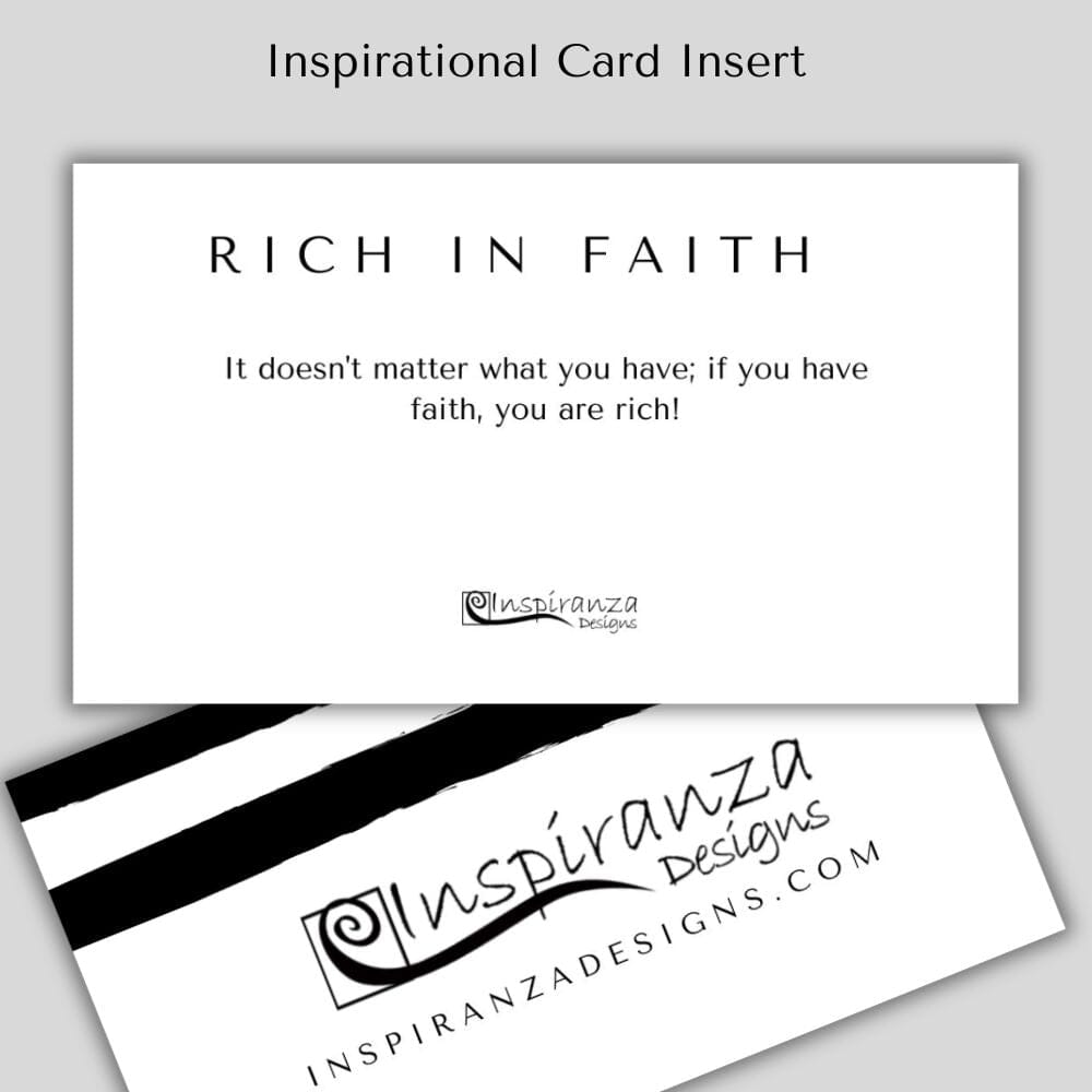Rich In Faith Bracelet – Inspiranza Designs