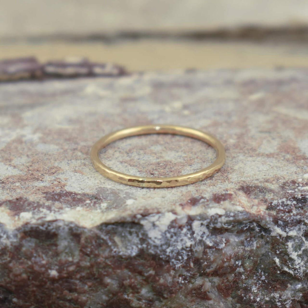 Plain Gold Stack Ring – Inspiranza Designs