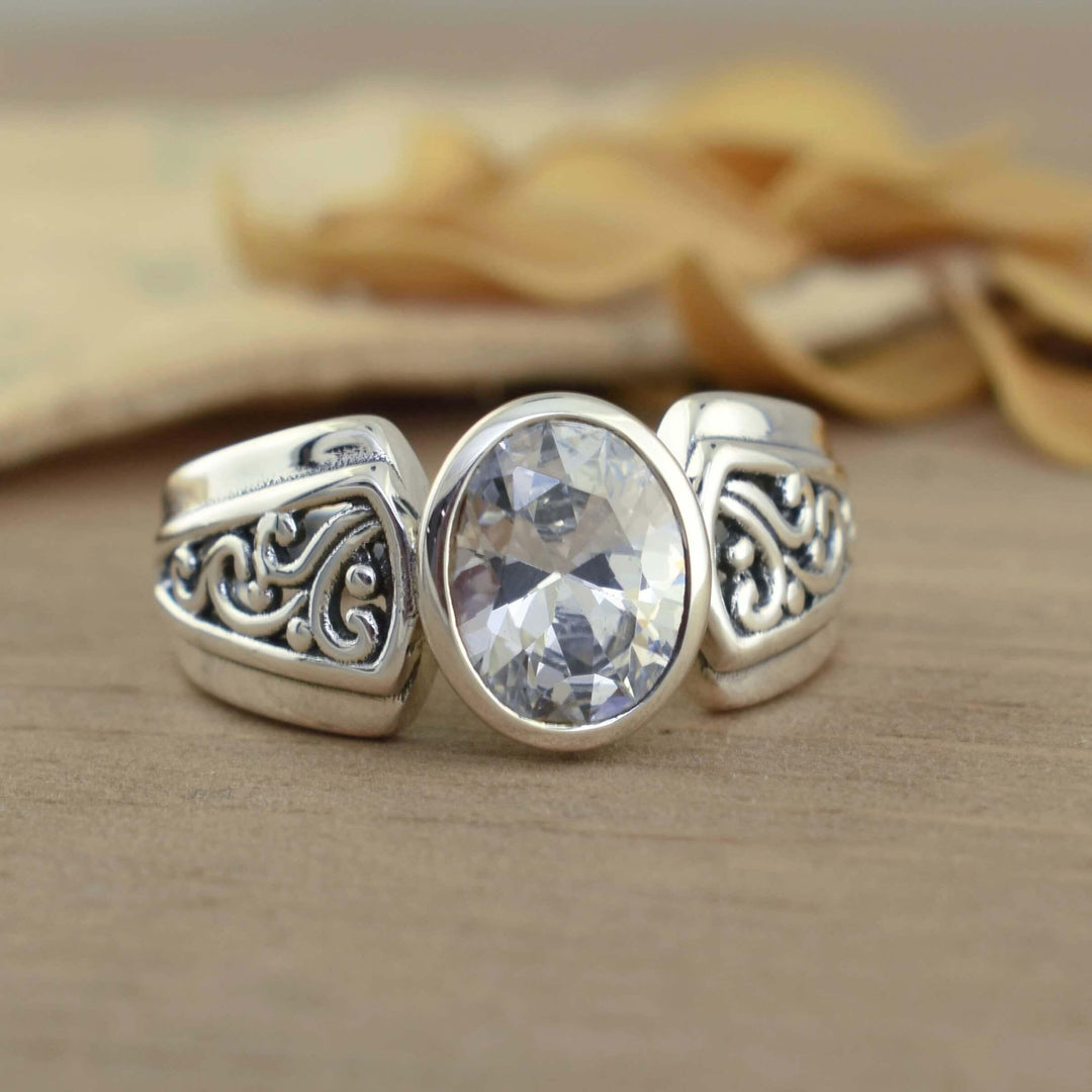 Radiant Filigree Ring – Inspiranza Designs